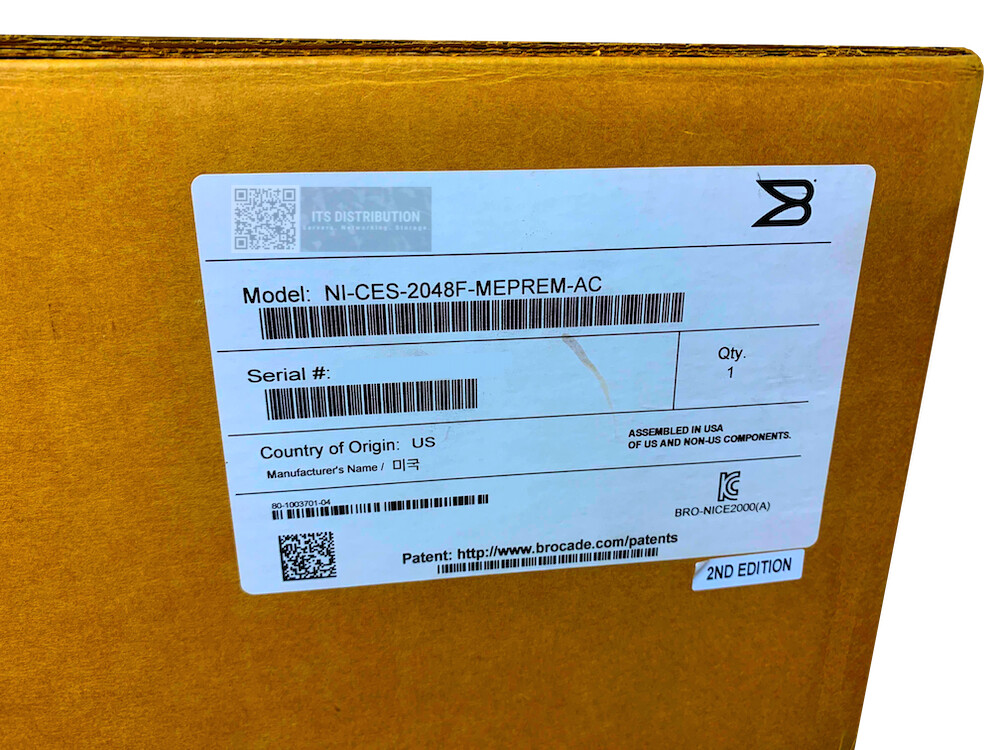 NI-CES-2048F-MEPREM-AC I Open Box Brocade NetIron 2048F Carrier ...