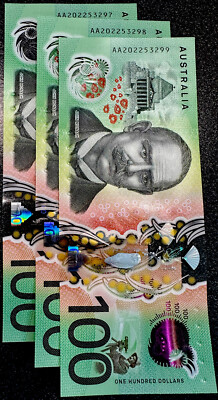 🔥NEW AA First Prefix Australia $100 One Hundred Dollar Banknote AUS ...