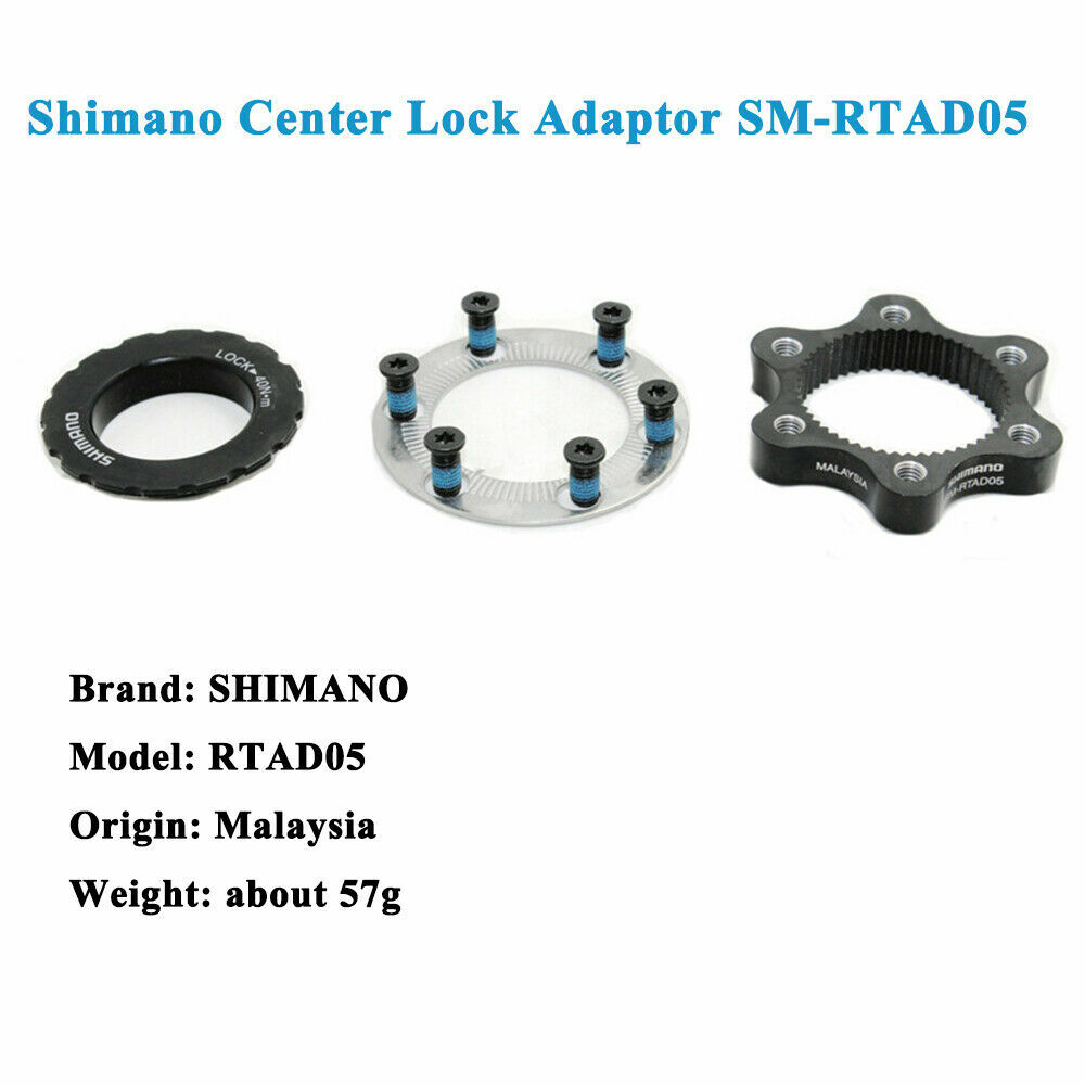 Shimano SM-RTAD05 Centerlock to 6-Bolt Lock Brake Rotor Adapter Kit ...