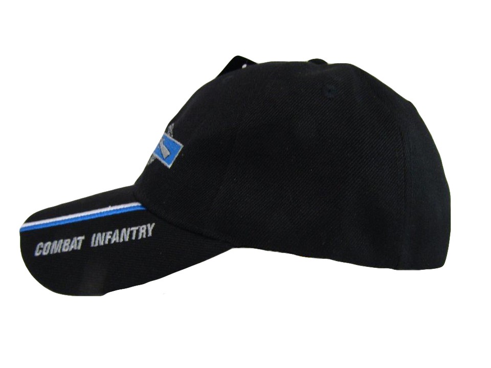 US Army Combat Infantry Division Rifles Black Embroidered Cap Hat ...
