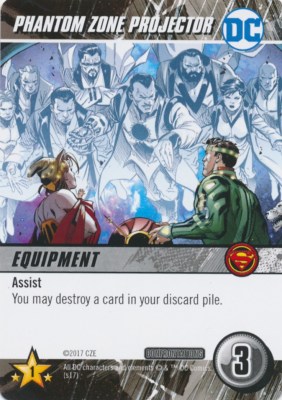 PHANTOM ZONE PROJECTOR DC Comics Deck Building Game card CONFRONTATIONS ...