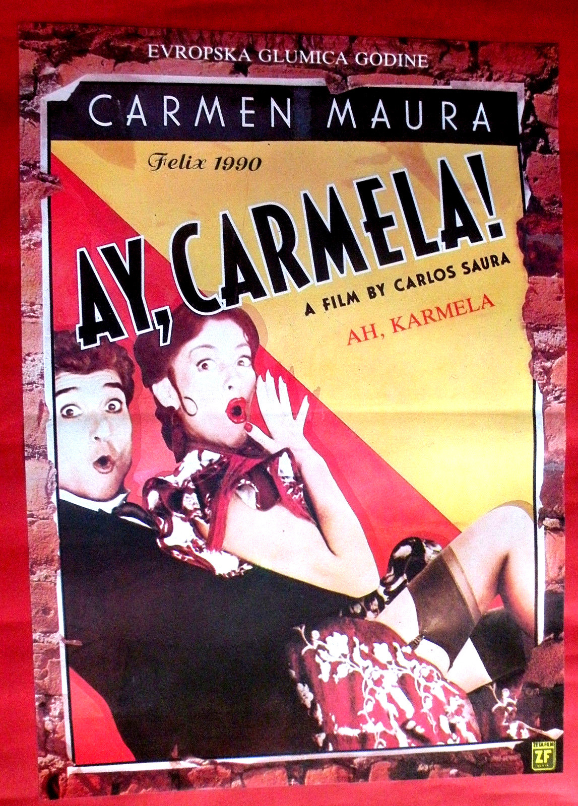 AY,CARMELA 1990 SPAIN CARLOS SAURA CARMEN MAURA ANDRES PAJARES EXYU ...