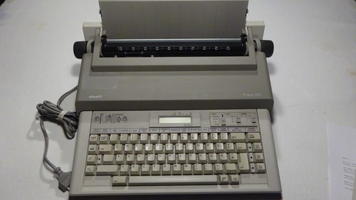 Olivetti Praxis 200 elektrische Reise Schreibmachine | eBay.de