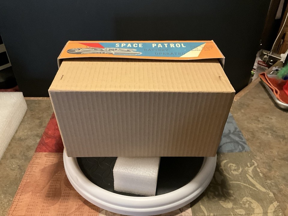 Vintage Horikawa Tin Battery Operated Space Patrol Reproduction Box ...
