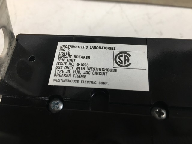 Westinghouse JT3250T 250Amp Thermal Magnetic Trip Unit for sale online ...