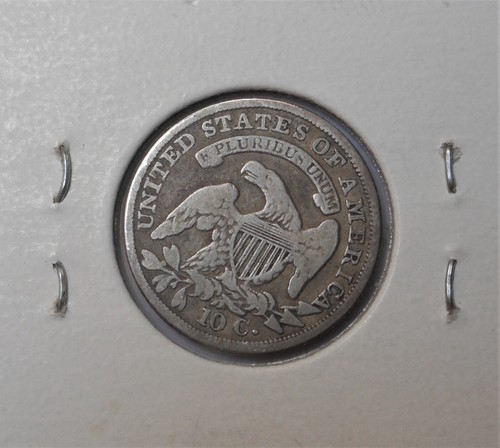 1834 Capped Bust Dime . Large 4 . JR1 . Original . Old Ten Cents ...