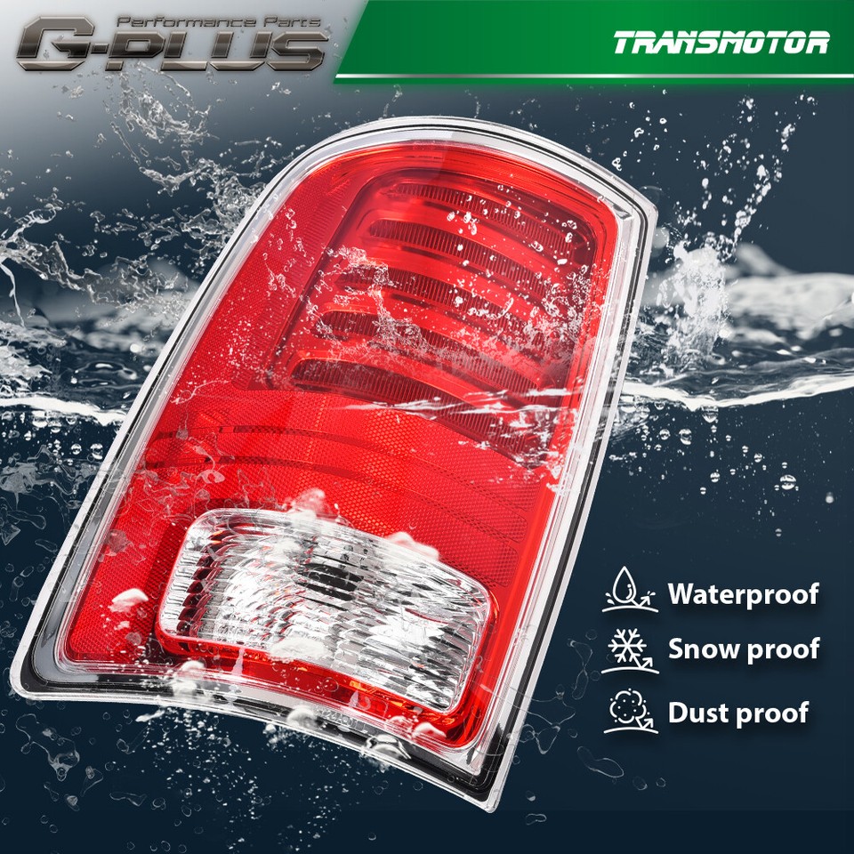 LED Rear Tail Light Assy Chrome Fit for 13-18 RAM 1500 2500 3500 Driver ...