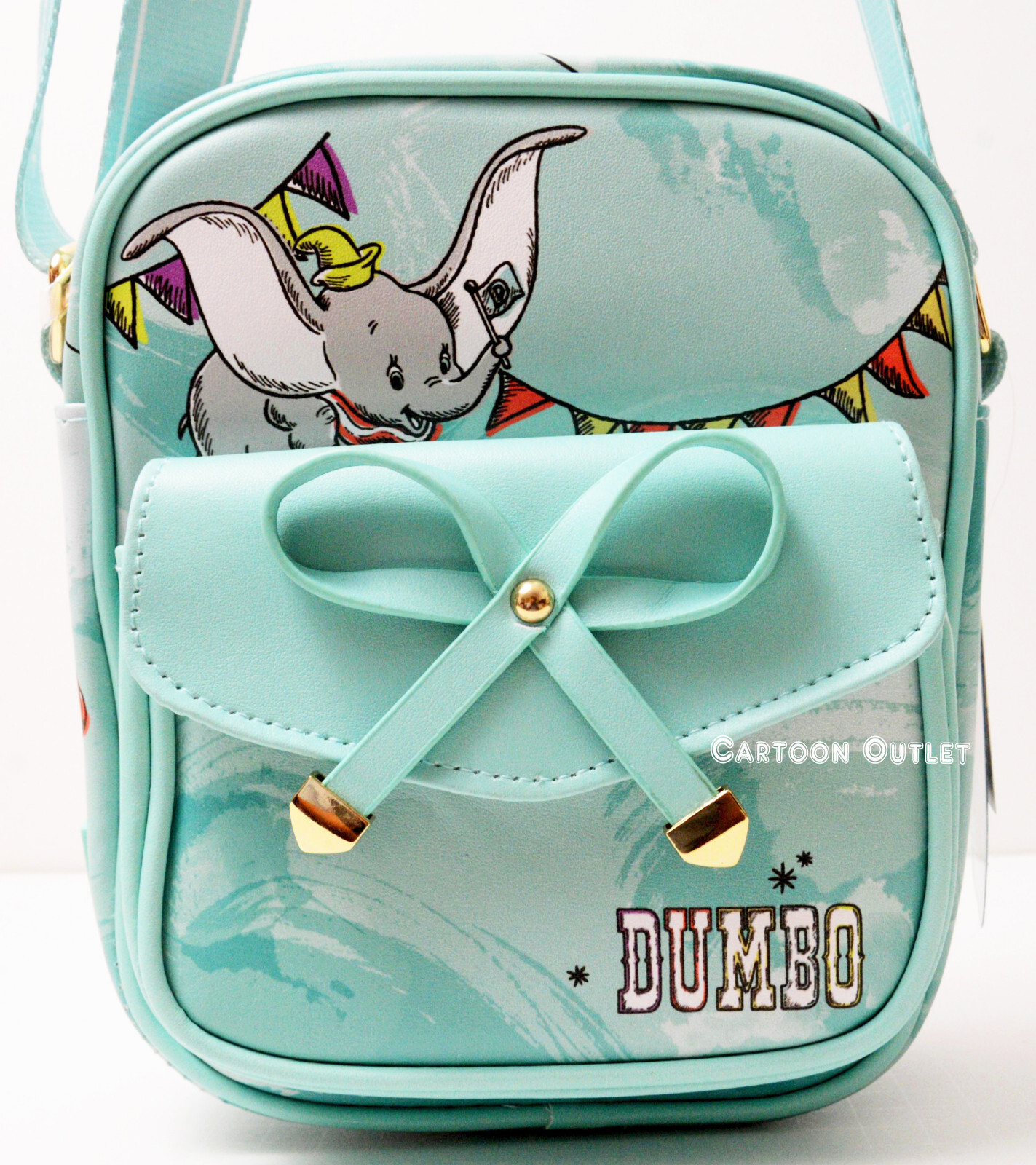Disney Dumbo Purse Crossbody Ladies Small Travel Side Bag Vegan Leather ...