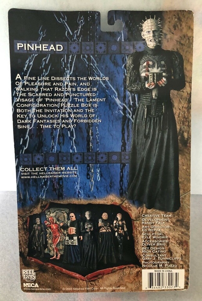 PINHEAD Hellbound - HELLRAISER Series Two 2003 - Figure Reel Toys Neca ...