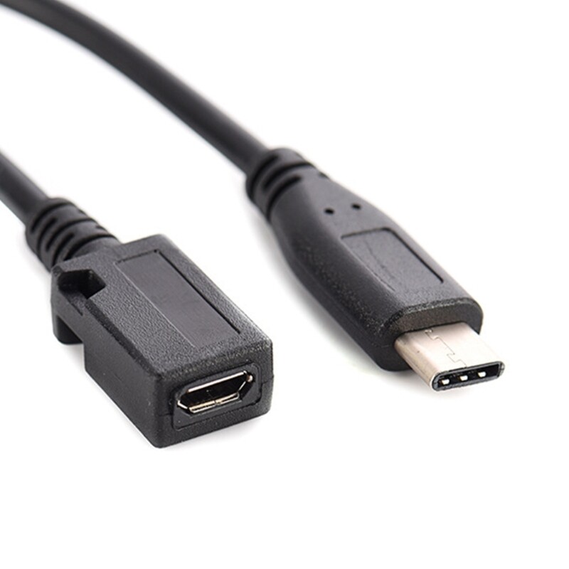 USB TypeC to Micro USB Cable, UsbC Male to MicroUSB Female Adapter ...