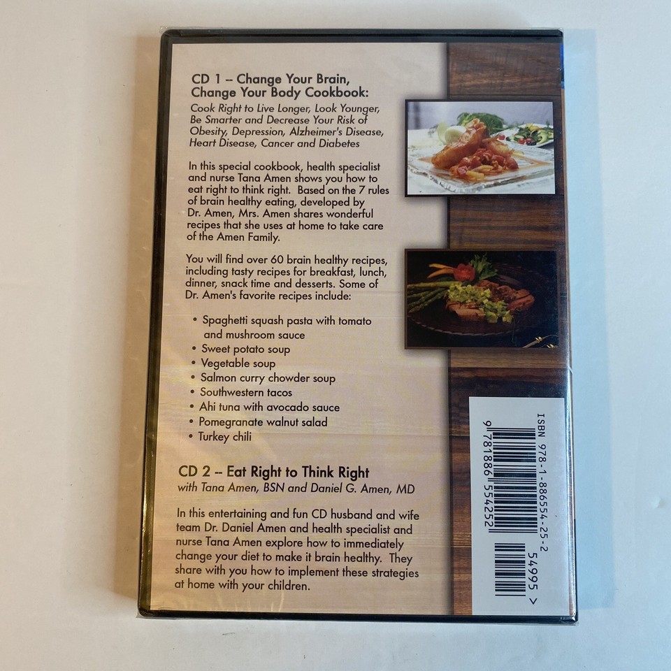 Change Your Brain, Change Your Body Cookbook - 60+ Recipes - 2 CD Set ...