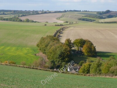 Photo 6x4 Mead End from the northwest slope of Knowle Hill Bowerchalke ...