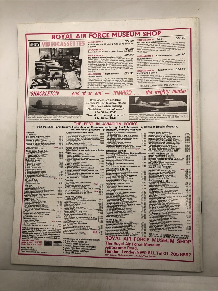 Aeroplane Monthly Magazine March 1986 | eBay