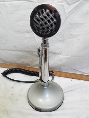 Vintage Astatic D-104 Lollipop Microphone T-UG8 Stand Mic Ham Radio CB ...