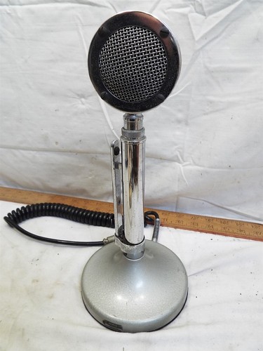 Vintage Astatic D-104 Lollipop Microphone T-UG8 Stand Mic Ham Radio CB ...