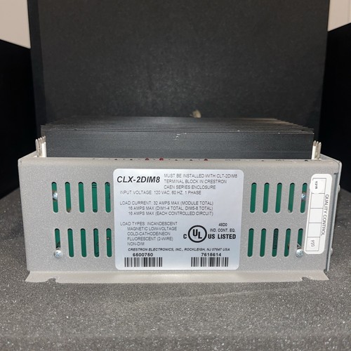 Crestron CLX-2DIM8 8 ChannelDimmer Module, 2 Feeds, 120V | eBay