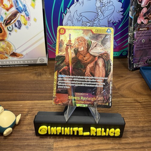 Silvers Rayleigh OP08‑118 Secret Rare NM One Piece TCG Two Legends ...