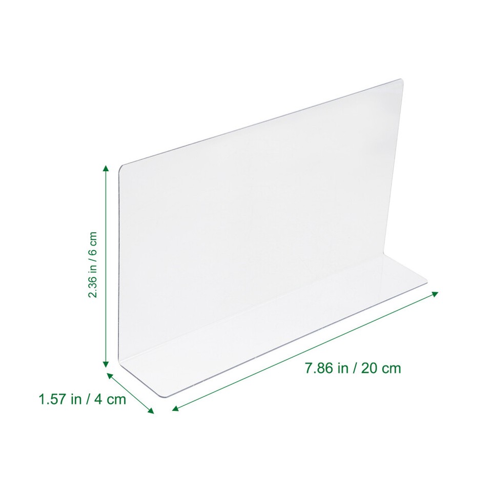 10PCS Plastic Shelf Divider Side Splitters Supermarket Classification ...