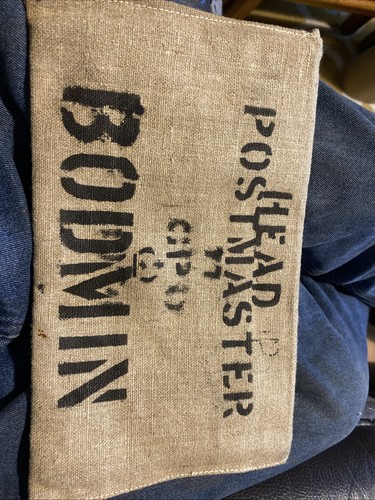 G P O Canvas Bag Head Postmaster Bodmin | eBay