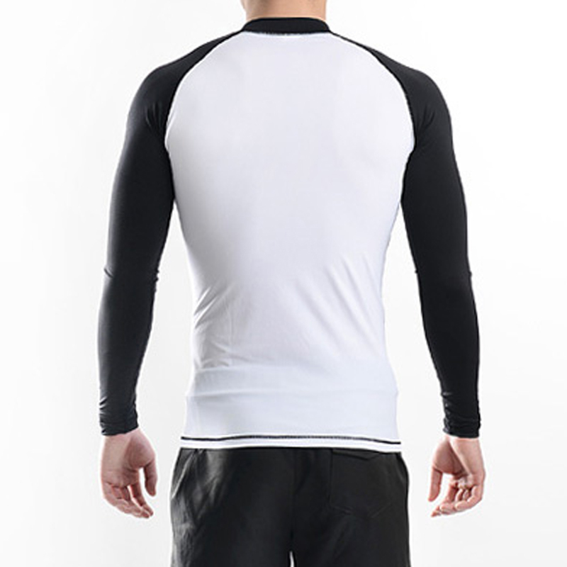 Belleap Rash Guard Mens Zip-up Long Sleeve Swimwear UV Protection 0305 ...