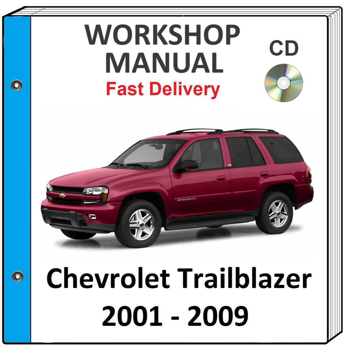 CHEVROLET TRAILBLAZER 2001 2002 2003 2004 2005 SERVICE REPAIR WORKSHOP ...