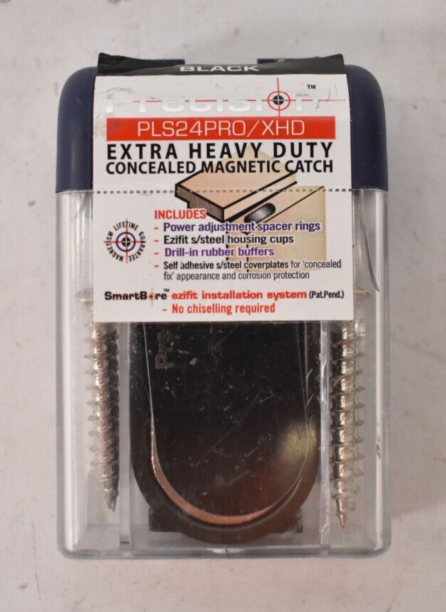 Precision Lock Pls24pro-xhd Concealed Magnetic Catch Stainless Steel ...