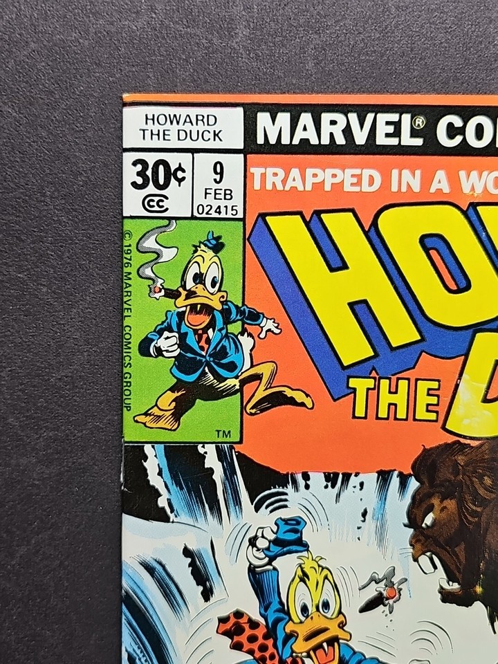 Marvel Comic Book Howard Duck Beaver 9 1979 NM VTG HTF LTD Rare Var ...