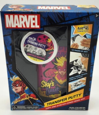 Captain Marvel Comics Transfer Putty by Crazy Aaron's Kit New in Box | eBay