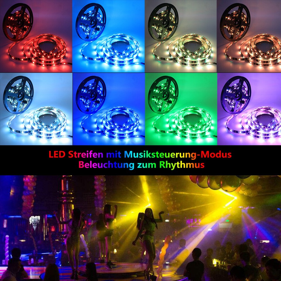 USB Powered RGB LED Strip Light Backlight for LCD TV PC Computer Case ...