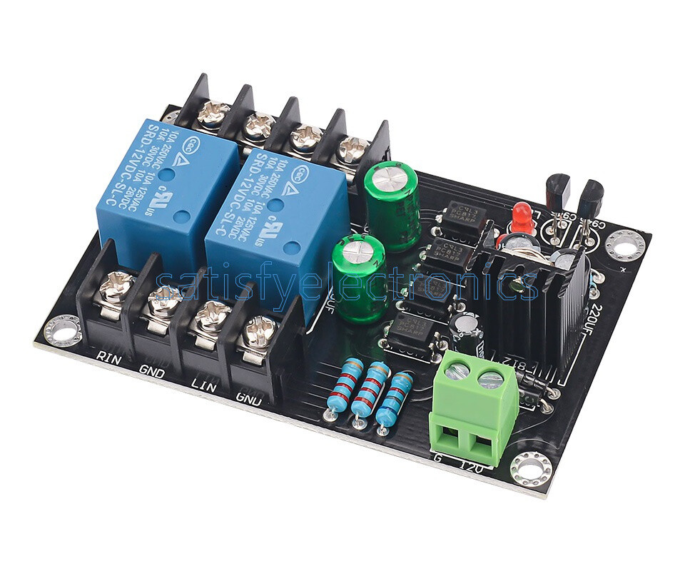 300W Digital Power Amplifier Protection Board Delay Relay Speaker ...