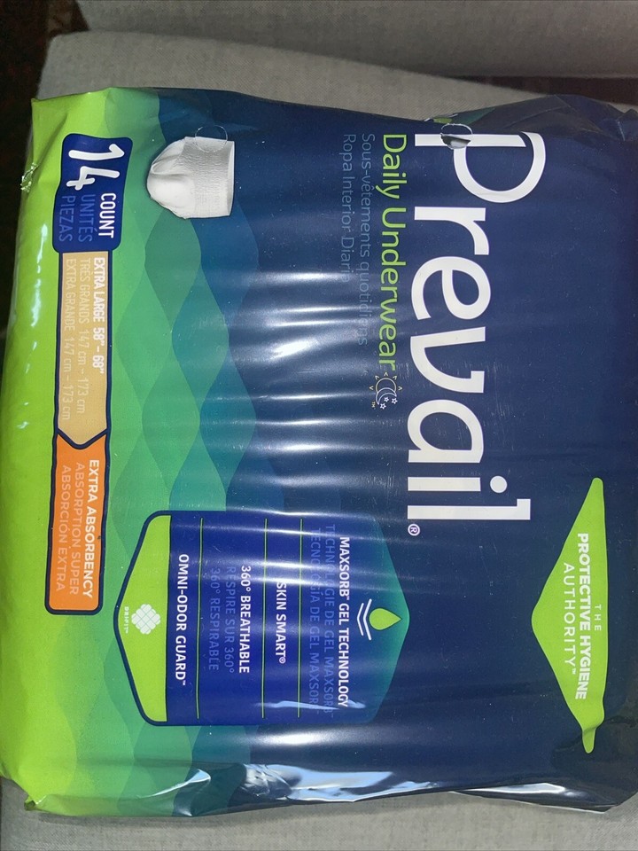 4 Packs 14CT=56CT Prevail Daily Disposable Underwear X-Large Extra | eBay