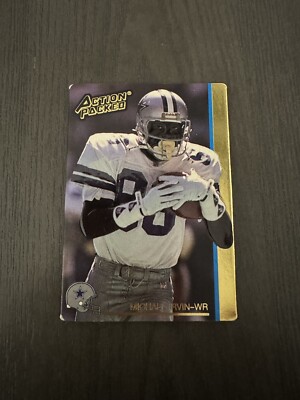 1992 Action Packed Braille #285 MICHAEL IRVIN Dallas Cowboys Football ...