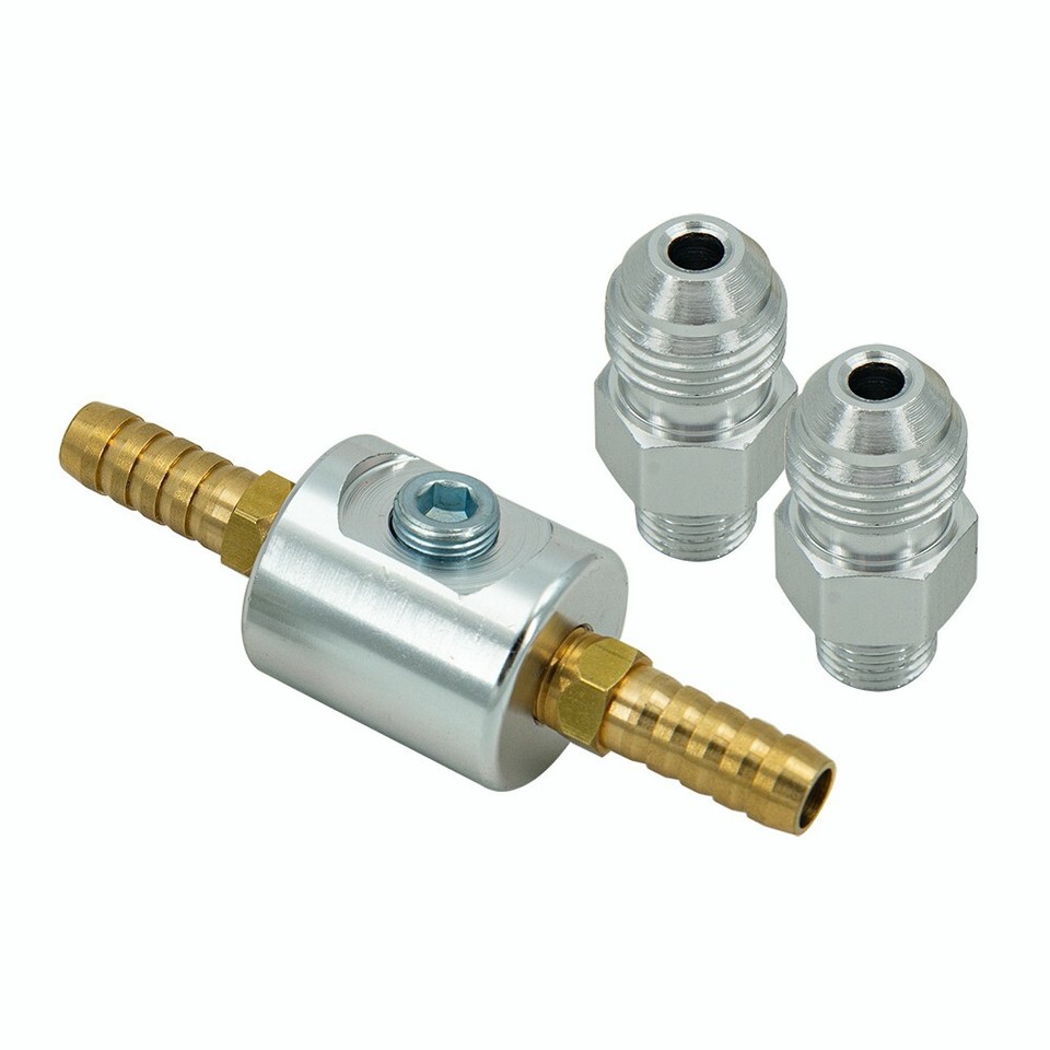 AN8 1/8 NPT fuel injection systems Tee Fuel Pressure Gauge adaptor kits ...