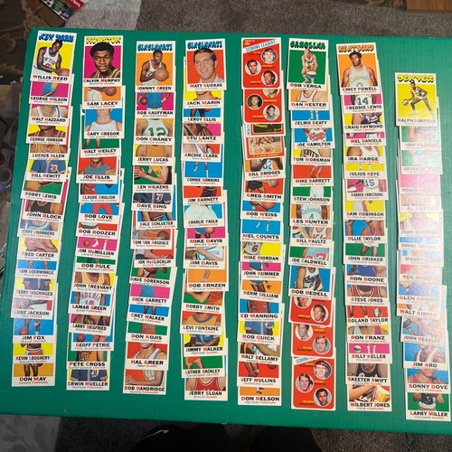 1971 Topps Basketball Starter Set W/ 126 Cards No Dups NearMint Sharp ...