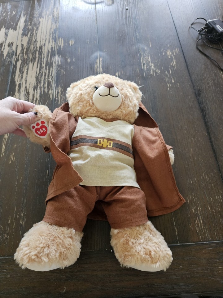 Build A Bear BAB Star Wars Obi Wan Kenobi Jedi Knight Brown Bear Soft ...