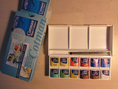 Watercolour Winsor & Newton Cotman Sketchers' Pocket Box | eBay UK