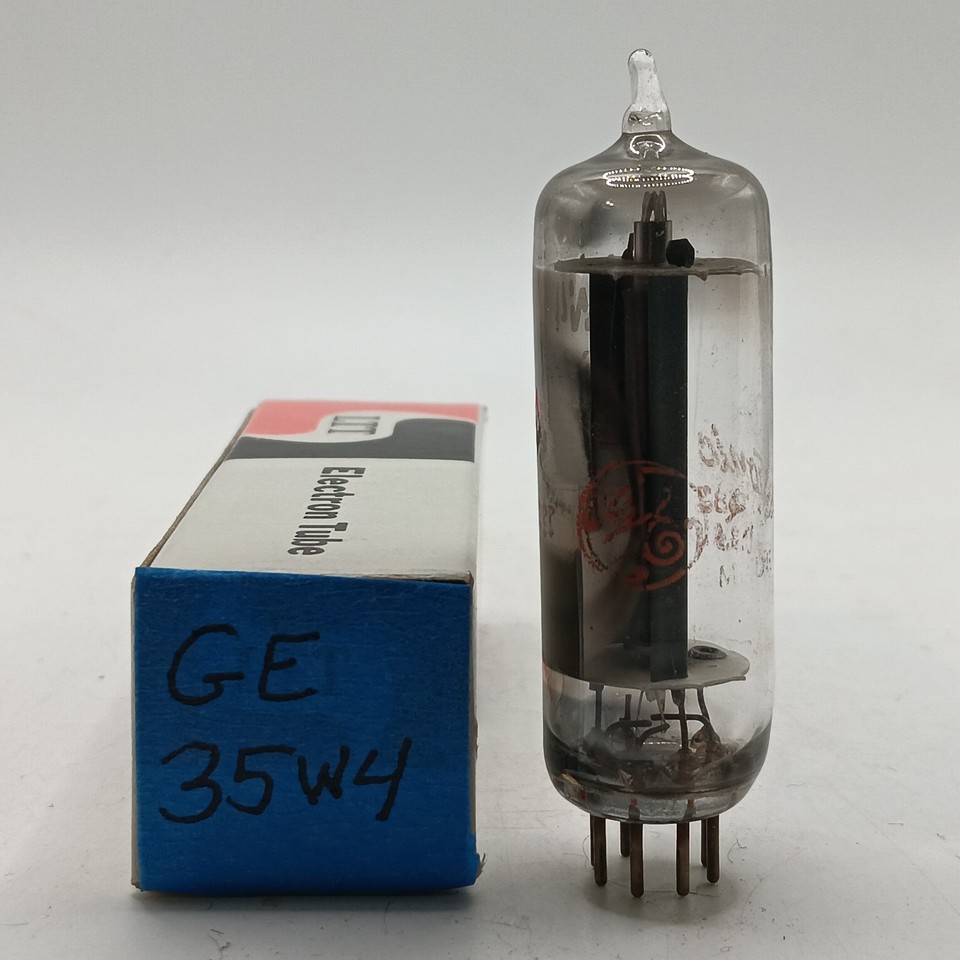 GE 35W4 Vacuum Tube | AA5 AAF Vintage Radio Record Player Rectifier ...