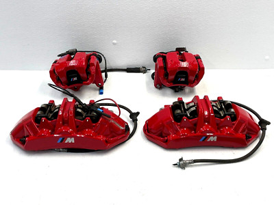 21 22 23 BMW M3 M4 G80 G82 Red Brake Caliper Set Brembo 1473 OEM | eBay