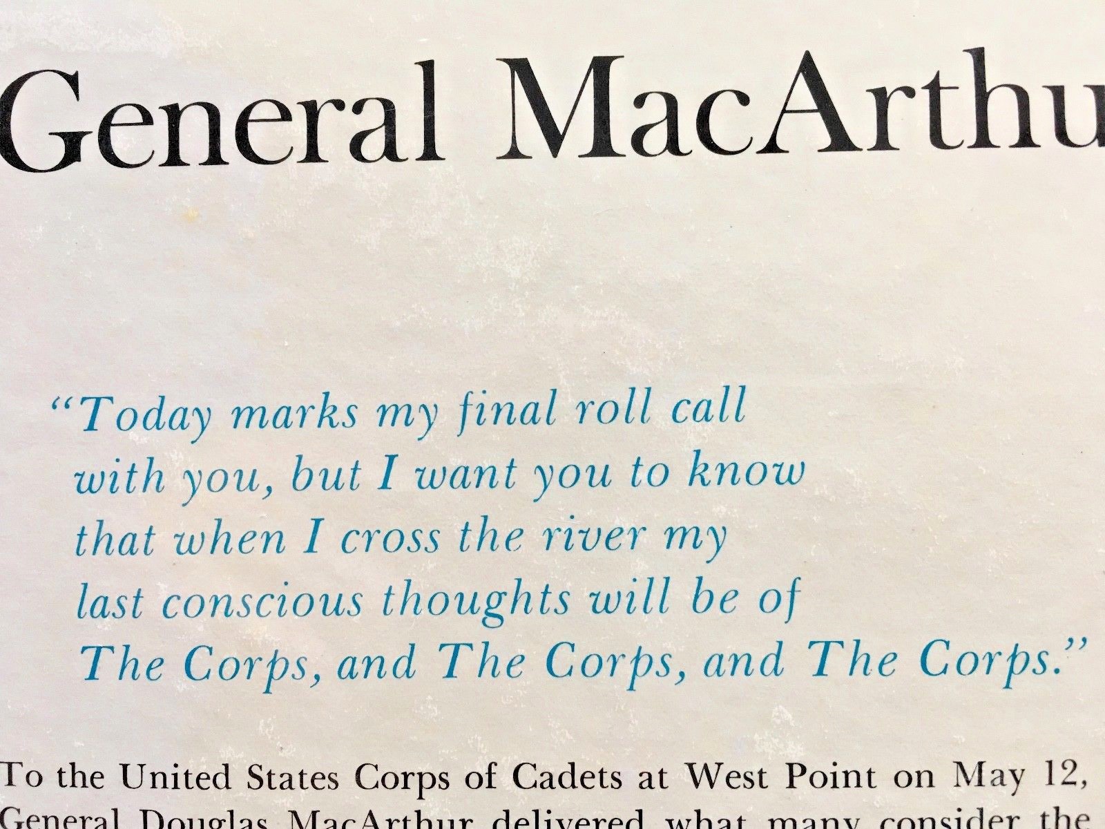 Vintage Vinyl LP Record Douglas MacArthur "The Complete Speeches" | eBay