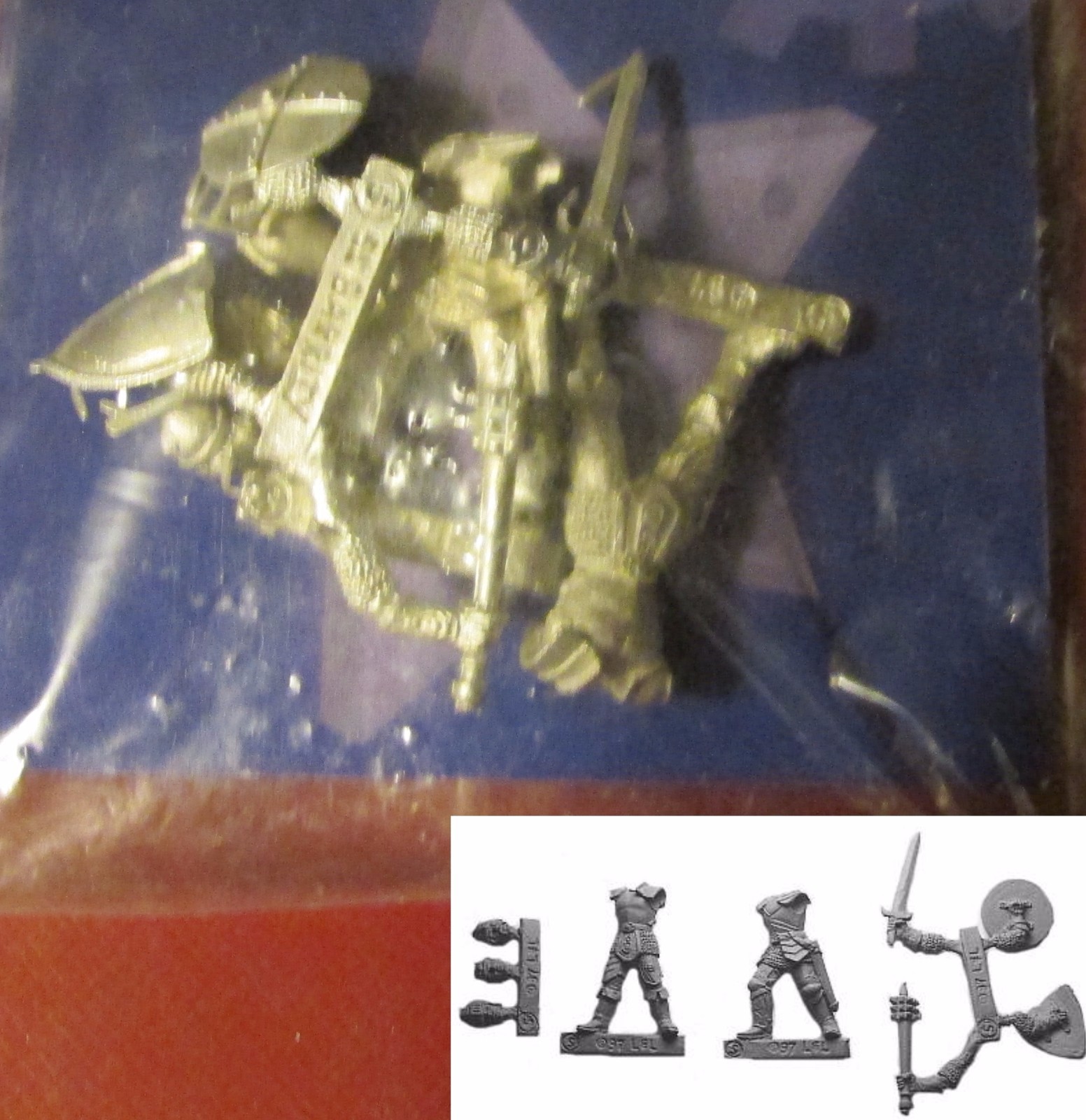 Armorcast LL03205 Soldiers of Fortune (2) Miniatures Mercenary Warriors ...