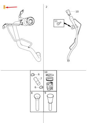 Volvo xc60 mk2 Kraftstoffsystem Einfuellstutzen 32142550 Neu Original ...