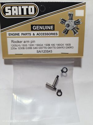 RC Saito Engine SAI120S43 Rocker arm pin FA150 180 220 FG30 FG36 ...