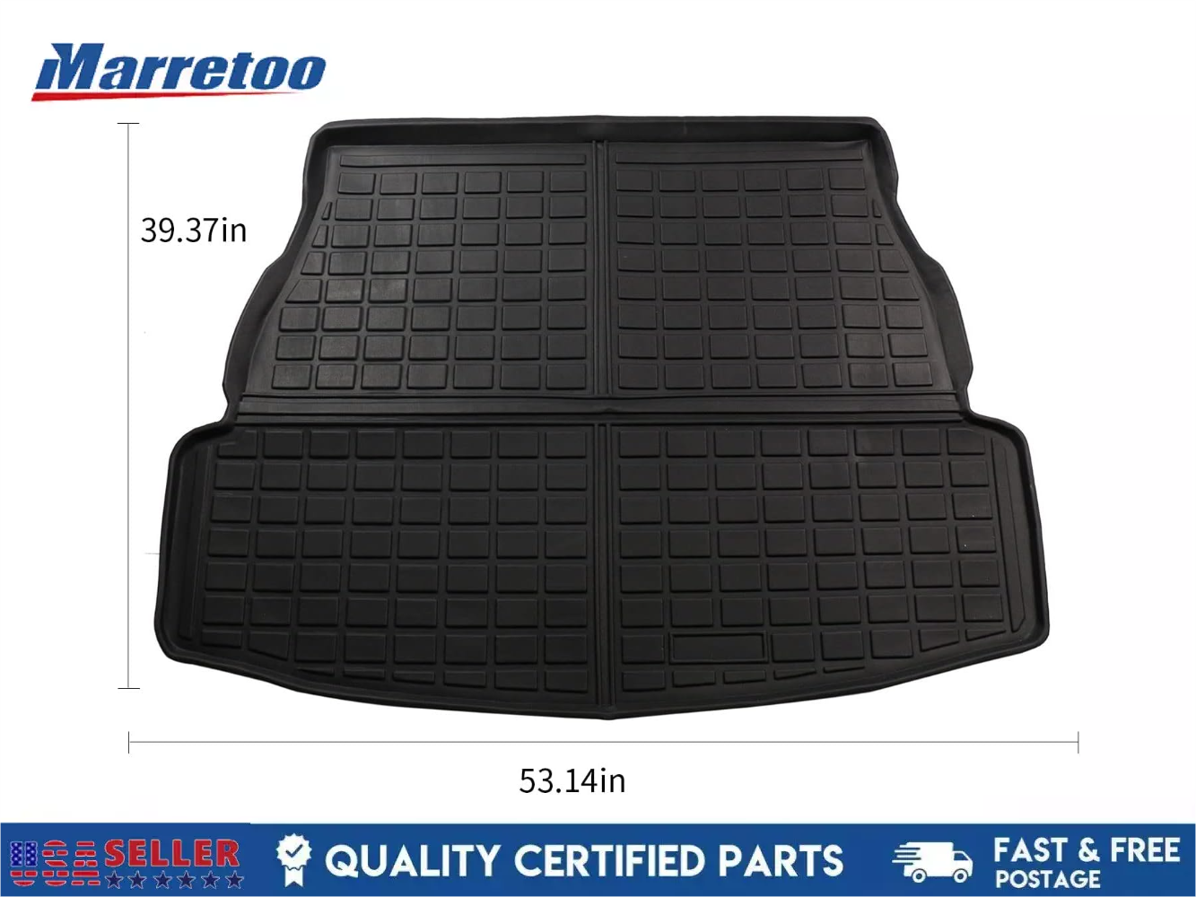 2019-2024 Toyota Rav4 Rear Cargo Liner For TPE Rear Trunk Floor Mat ...