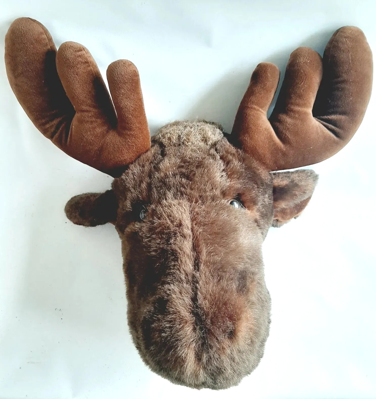 1992 Moose Vintage Stuffed Head Wall Mount Brown Purr-Fection Fake ...