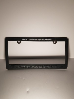 Carrol Shelby Motorsport License Plate Frame Vintage | Aftermarket Branded