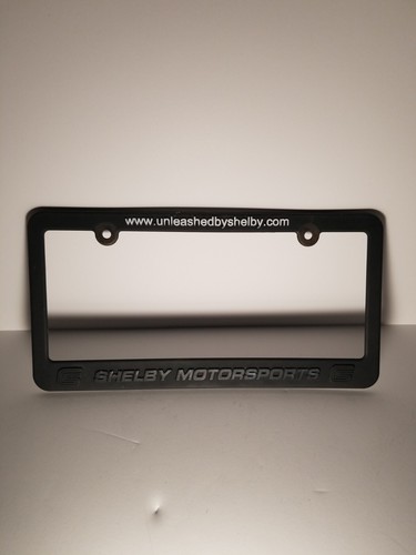 Carrol Shelby Motorsport License Plate Frame Vintage | Aftermarket Branded