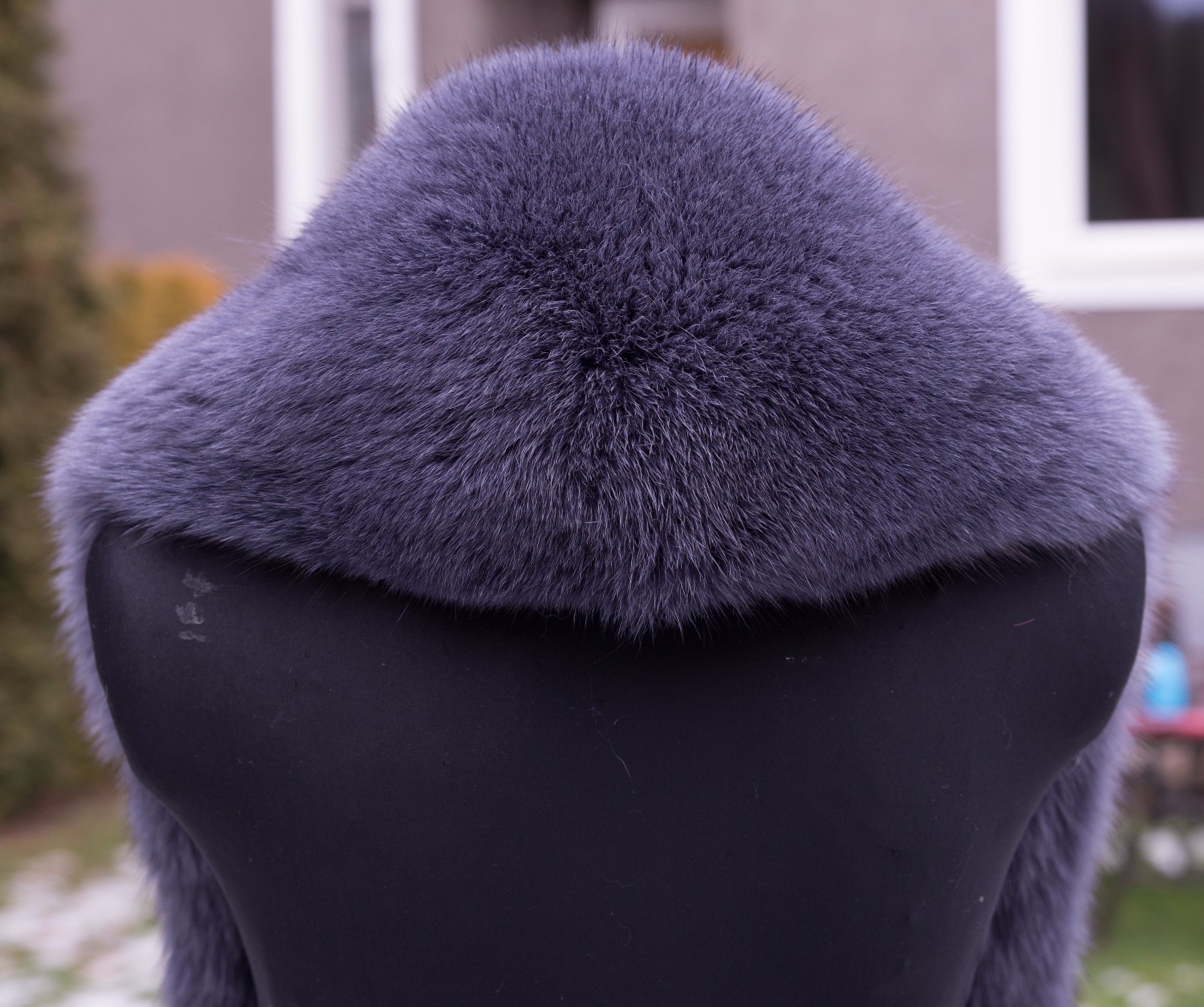 Platinum Saga Furs Shadow Gray Fox Fur Huge 70" Shoulder Wrap Boa Stole ...