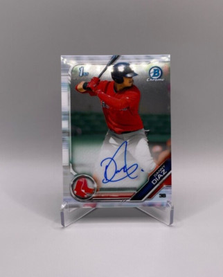 2019 Bowman Draft Danny Diaz 1st Prospect Auto #CPA-DD Boston Red Sox ...