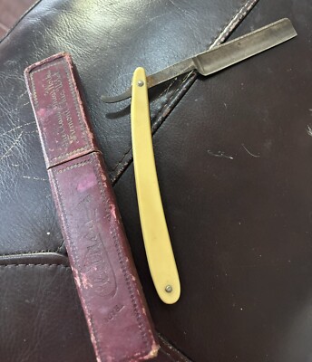 Vintage Clauss Straight Razor FREEMONT O. with BOX | eBay
