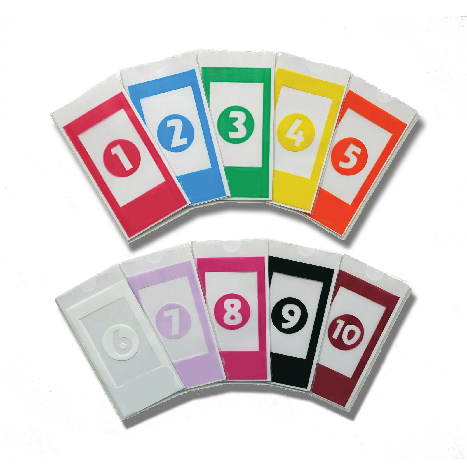 350 Reusable Safe Drop Envelopes (35ea of 10 Colors) for Tidel Tacc II ...